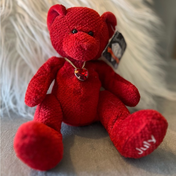 Bear of the Month | Toys | Bear Of The Month July Ruby With Heart ...